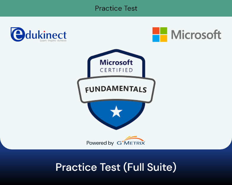 GMetrix Practice Test for Microsoft Certified Fundamentals - Full Suit
